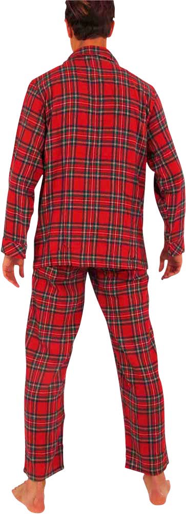 NORTY Mens S-2XL Red Tartan Plaid Pajamas 34058 – The Norty Brand