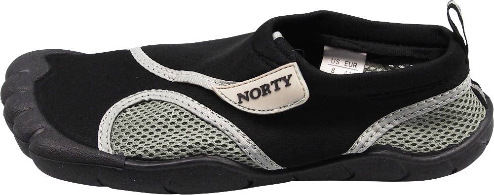 Norty MEN'S 8-13 WATER SHOE 5 TOE BLACK GREY – The Norty Brand