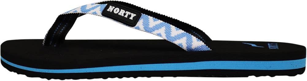 Norty WOMENS 5-10 SANDAL BLACK BLUE 12101 – The Norty Brand