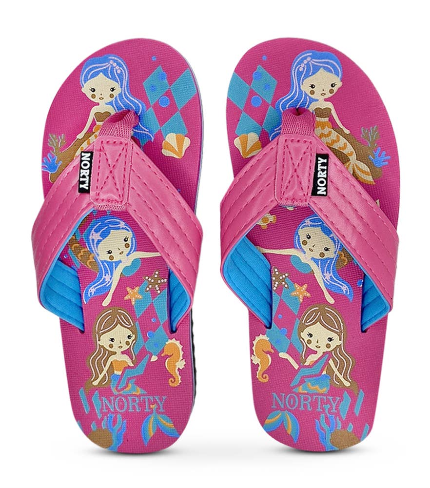 Norty GIRL'S 11-4 SANDAL MERMAIDS FUCHSIA – The Norty Brand