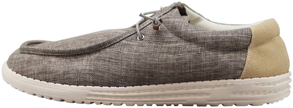 Norty Mens 8-13 Khaki Laceup Boat Shoes – The Norty Brand